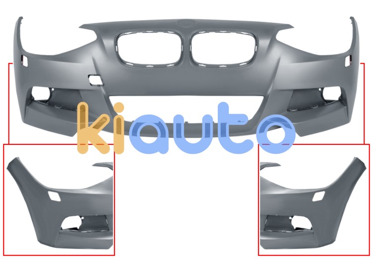 51118053807 | Pare-chocs BMW SÉRIE 1 F20-F21 Phase 1 2012-2015 Avant