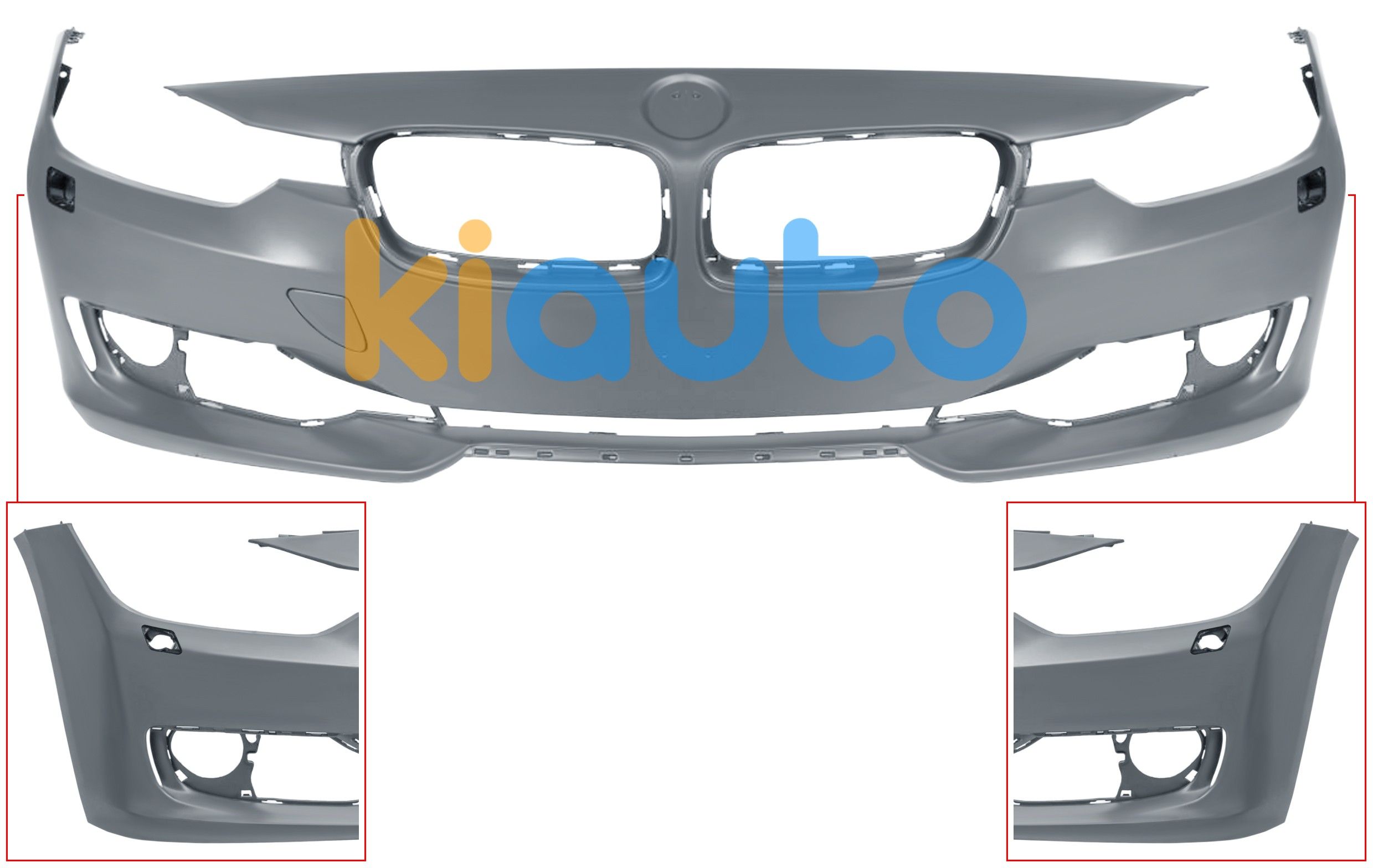 51117293022 | Pare-chocs bmw serie 3 (f30-f31) 2012-2015 avant / modern ...