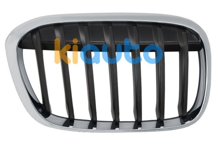 GRILLE BMW X1 (F48) 2015-2019 FACE AVANT / CONTOUR CHROMÉ / LAMES ...