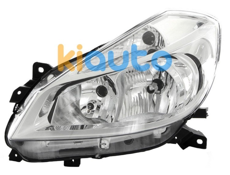 7701061071 | PHARE avant RENAULT CLIO 3 phase 1 2005-2009 base chromée ...