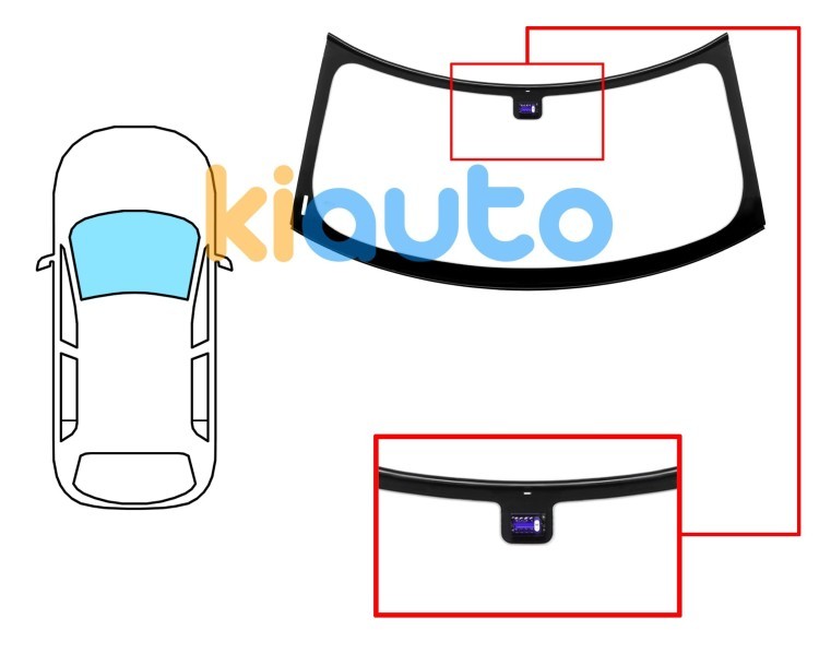 2462AGSMVWZ1B | Pare-brise MINI COUNTRYMAN R60 Phase 1-2 2010-2017 Avant